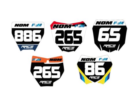 Mini-plaques pour moto personnalisées - Race Design